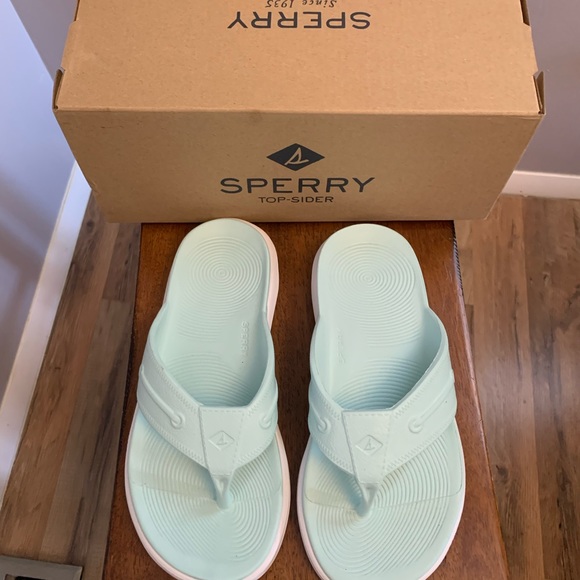 Sperry | Shoes | Sperry Float Thong Sandals Windward Light Blue 7 Nib ...